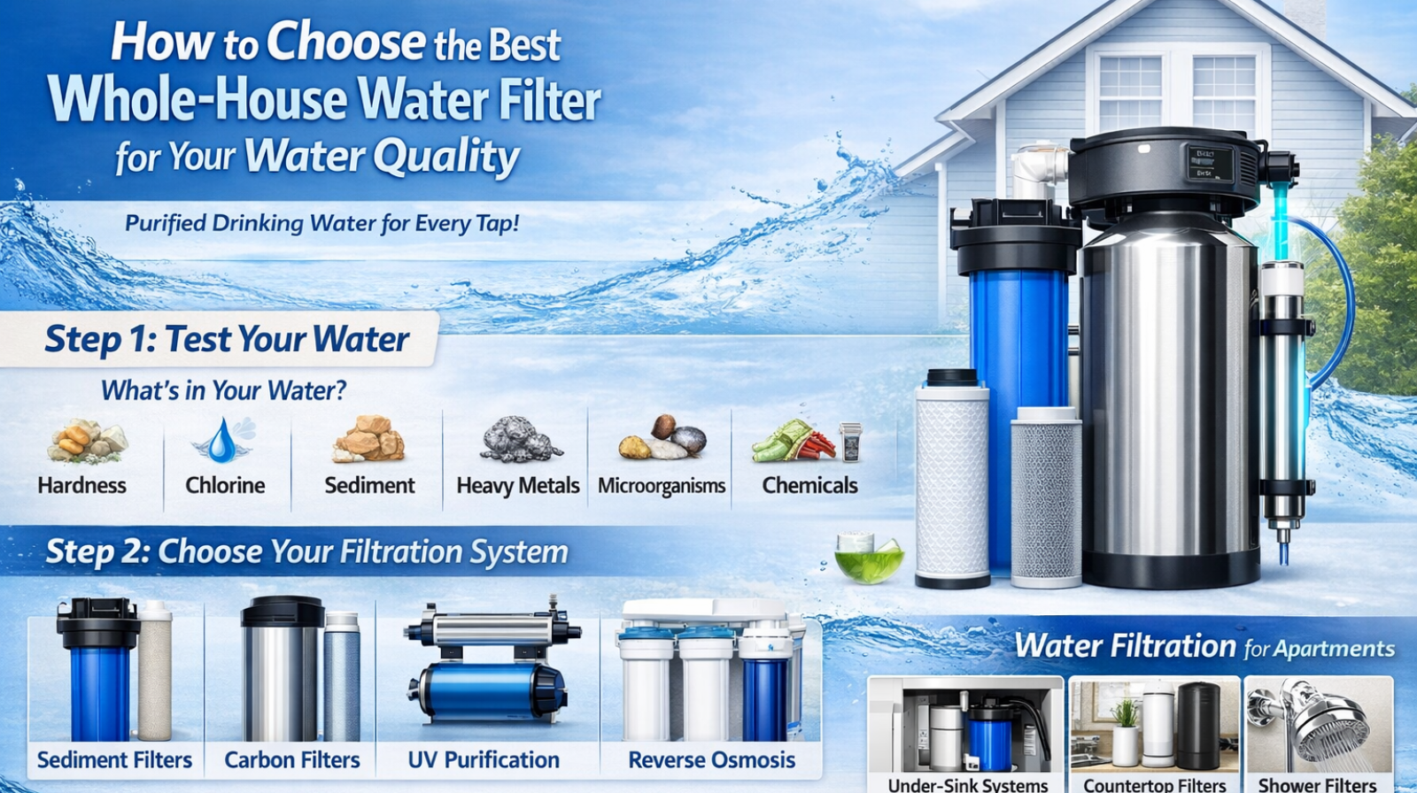 How to Choose the Best Whole-House Water Filter Based on Your Water Qu ...